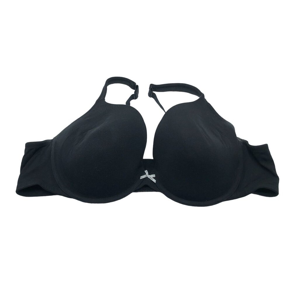 Cacique Black Underwire Boost Plunge Bra 50c - Gem